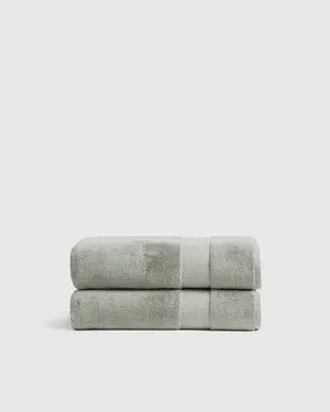 Quince Turkish Ultra Plush Bath Towel - Eucalyptus