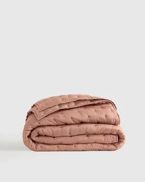 Quince Bamboo Dream Quilt Clay