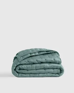Quince Bamboo Dream Quilt Ocean