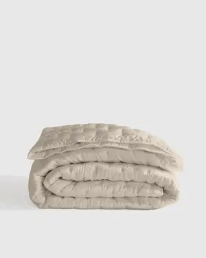 Quince Bamboo Dream Quilt Sand