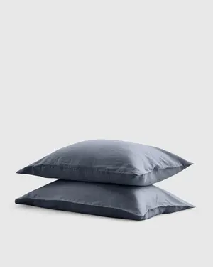 Quince European Linen Pillowcase Set - Nightfall