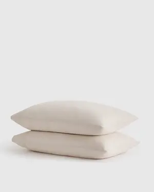 Quince European Linen Pillowcase Set - Sand