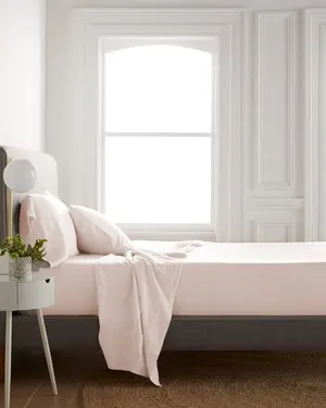 Quince European Linen Pillowcase Set - Soft Blush