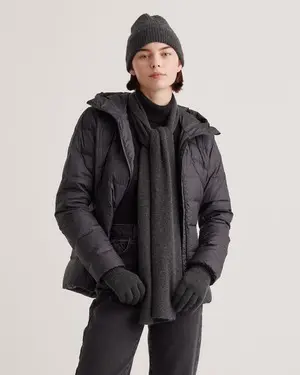 Quince Women's Mongolian Cashmere Scarf Charcoal