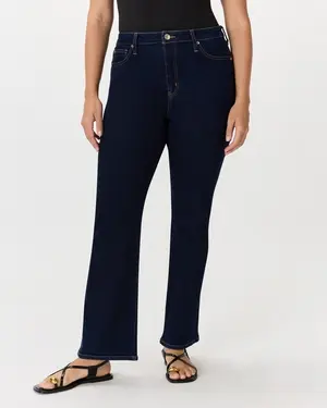 Quince Bella Stretch Kick Flare Jeans - Deep Rinse