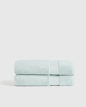 Quince Turkish Ultra Plush Bath Sheet - Mist