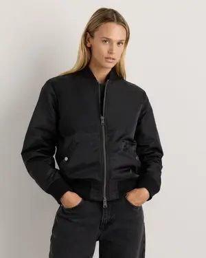 Quince Flight Nylon Bomber Jacket