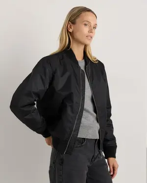 Quince Flight Nylon Bomber Jacket