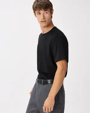 Quince Japanese Lotus T-shirt - Black