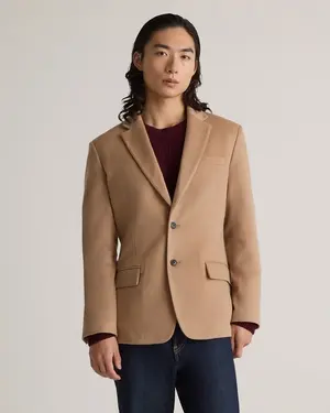 Quince Cashmere Blazer - Camel