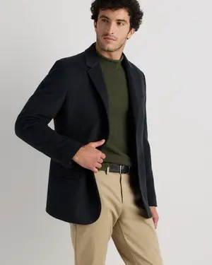 Quince Cashmere Blazer - Heather Graphite