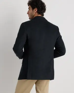 Quince Cashmere Blazer - Heather Graphite
