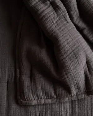 Quince Gauze Dream Quilt - Charcoal