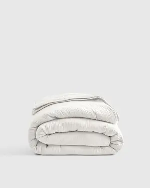 Quince Gauze Dream Quilt - White