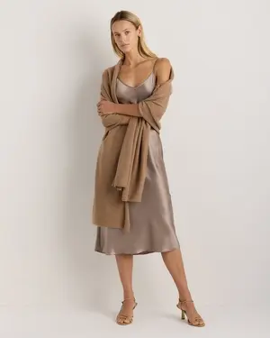 Quince Mongolian Cashmere Wrap Teak