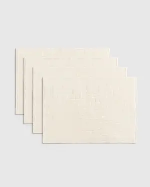 Quince Gauze Placemats, Set Of 4 - Undyed