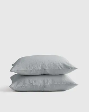 Quince European Linen Sham Set - Mist