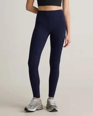 Quince Women's Power-up High-rise Training Legging Deep Navy