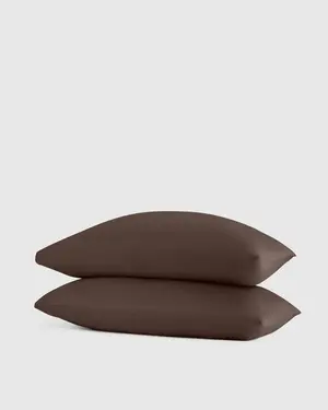 Quince Bamboo Pillowcase Set Espresso