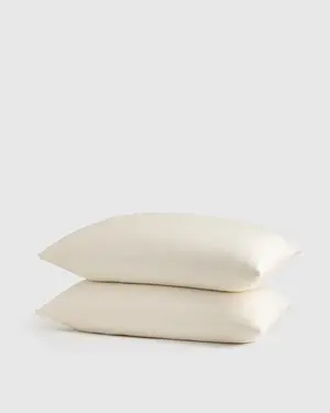 Quince Bamboo Pillowcase Set Ivory