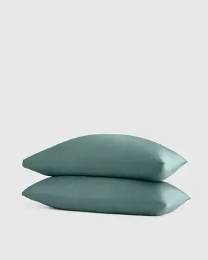 Quince Bamboo Pillowcase Set Ocean