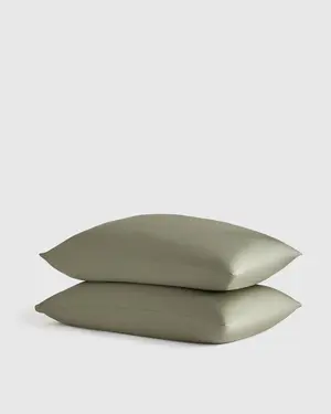 Quince Bamboo Pillowcase Set - Sage