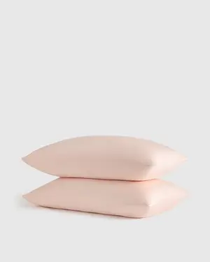 Quince Bamboo Pillowcase Set - Soft Pink
