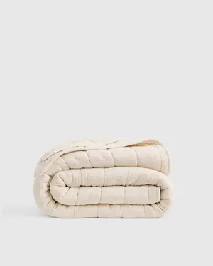 Quince Gauze Box Quilt Undyed