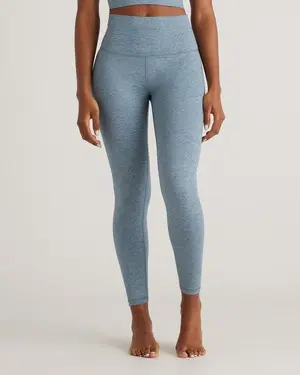 Quince Ultra-soft High-rise Legging - Heather Sky Blue