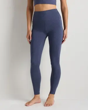 Quince Women's Ultra-soft High-rise Legging Heather Storm Blue