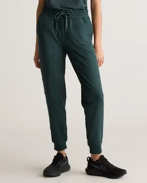 Quince Performance Joggers - Heather Green