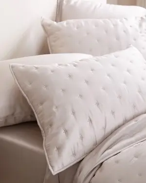 Quince Bamboo Dream Quilted Sham Set - Sand