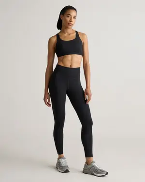 Quince Power-up High-rise Training Pocket Legging - Black