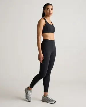 Quince Power-up High-rise Training Pocket Legging - Black