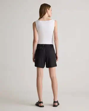Quince Stretch Cotton Jersey Boat Neck Tank Top