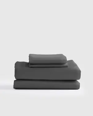 Quince Bamboo Sheet Set Charcoal