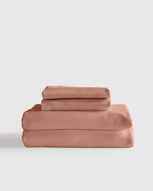 Quince Bamboo Sheet Set Clay