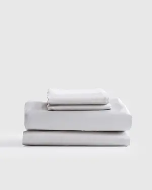 Quince Bamboo Sheet Set - Light Grey