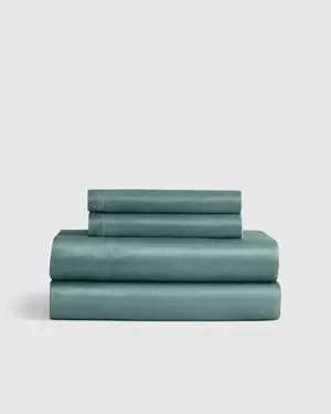 Quince Bamboo Sheet Set Ocean