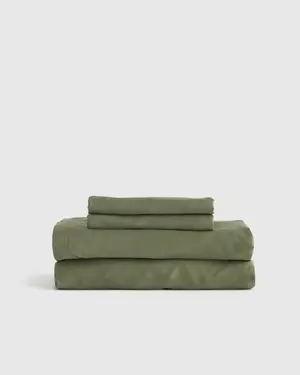Quince Bamboo Sheet Set Olive