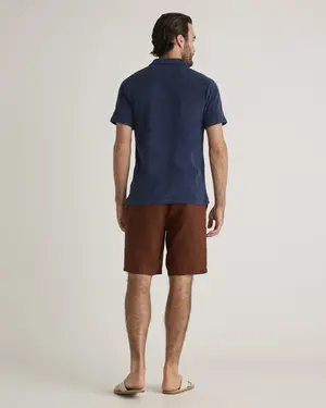Quince Terry Towel Polo - Deep Navy