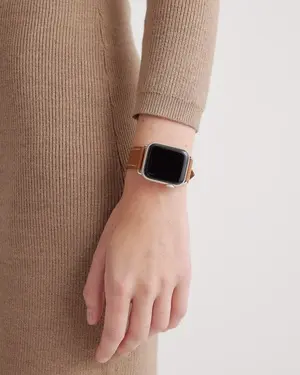 Quince Leather Smartwatch Band - Cognac