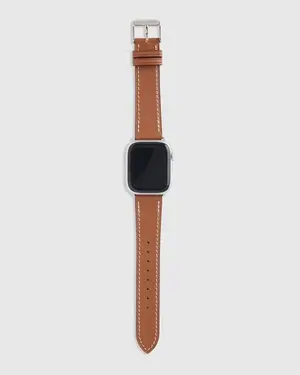 Quince Leather Smartwatch Band - Cognac