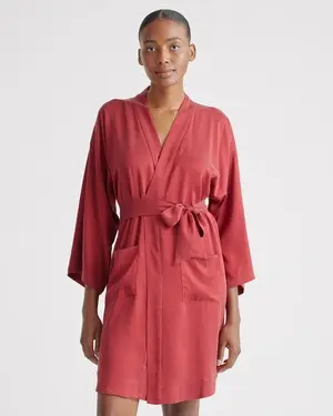 Quince Robe - Crimson