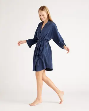 Quince Robe - Indigo