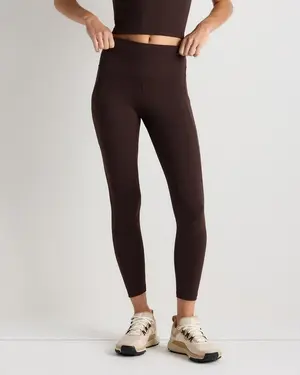 Quince Ultra-form High-rise Pocket Legging - Espresso