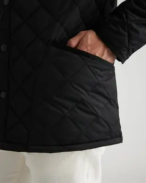 Quince Featherless Quilted Jacket - Black