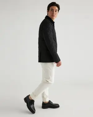 Quince Featherless Quilted Jacket - Black