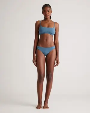 Quince Scoop Bralette - Ocean