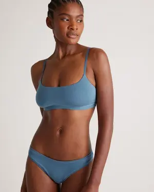 Quince Scoop Bralette - Ocean